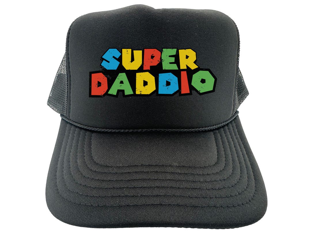Dad Hat, Super Daddio, Gamer Dad, Funny Dad Hats, Adjustable Snapback ...