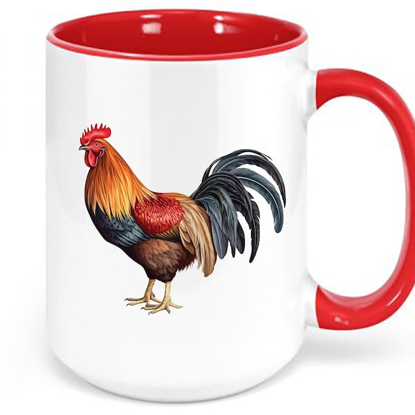Rooster Coffee Mug - Etsy