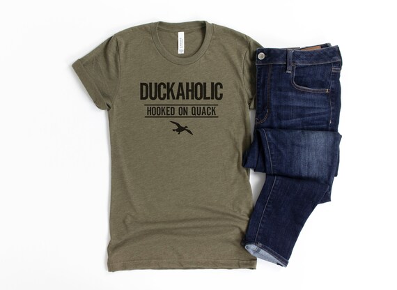 Duck Hunting Shirt Duckaholic Duck Hunting Apparel - Etsy