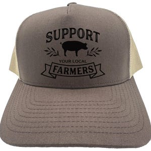 Support Your Local Farmers, Farm Hat, Farmers Market, Farm Cap ...