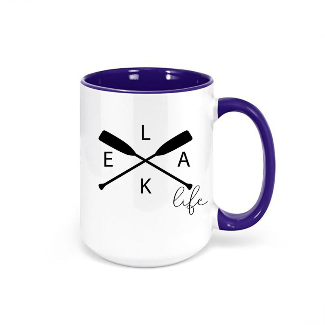 Lake Life Cup, Lake Coffee Mug, Lake Cabin Cup, Cabin Coffee Cup, Lake ...