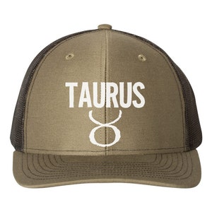 Taurus Hat, Taurus, Trucker Hat, Adjustable, 10 Different Colors, Gift ...