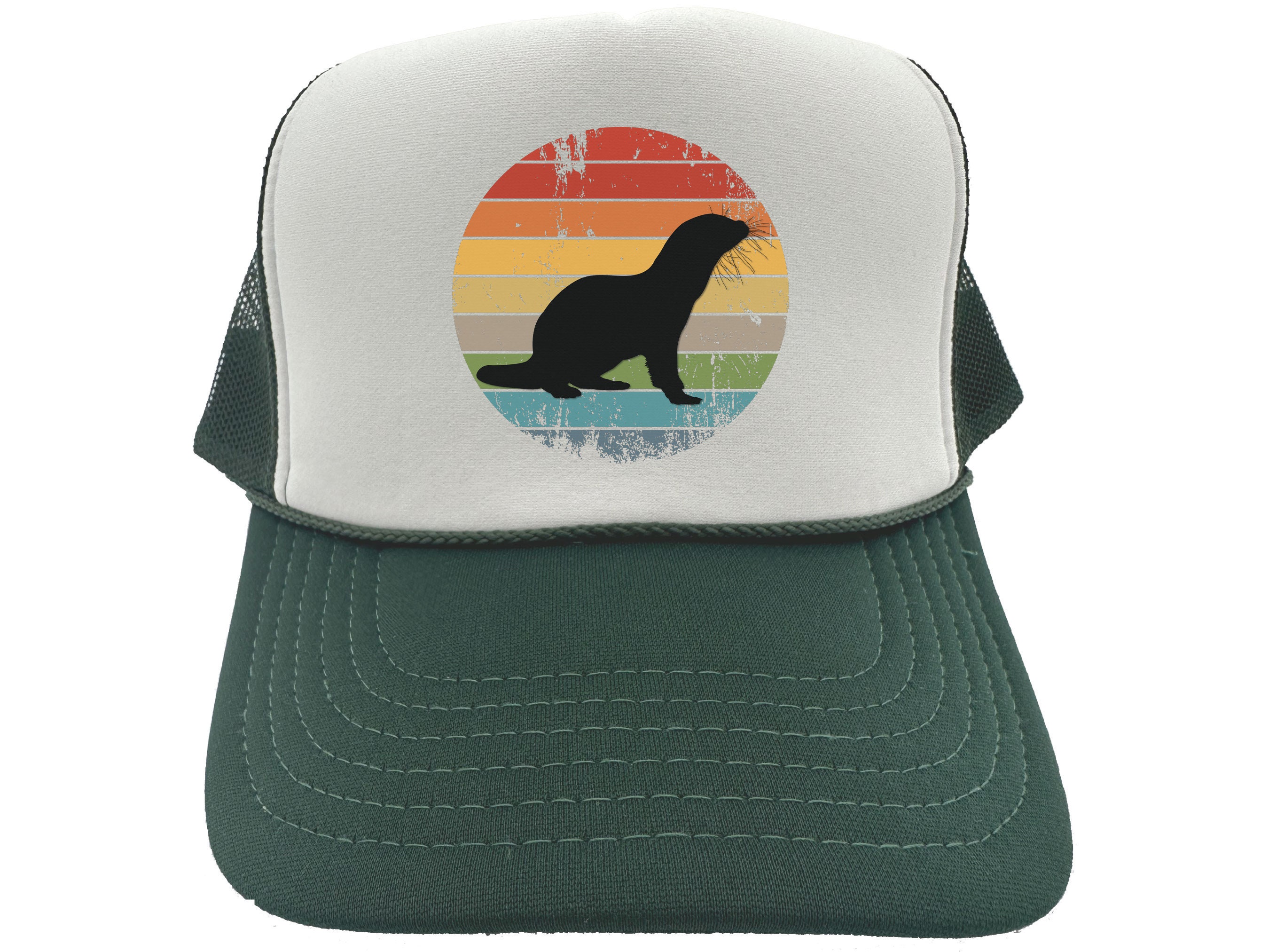 River Otter Hat, Otter Sunset, Wildlife Lover, Otter Gift, Adjustable ...