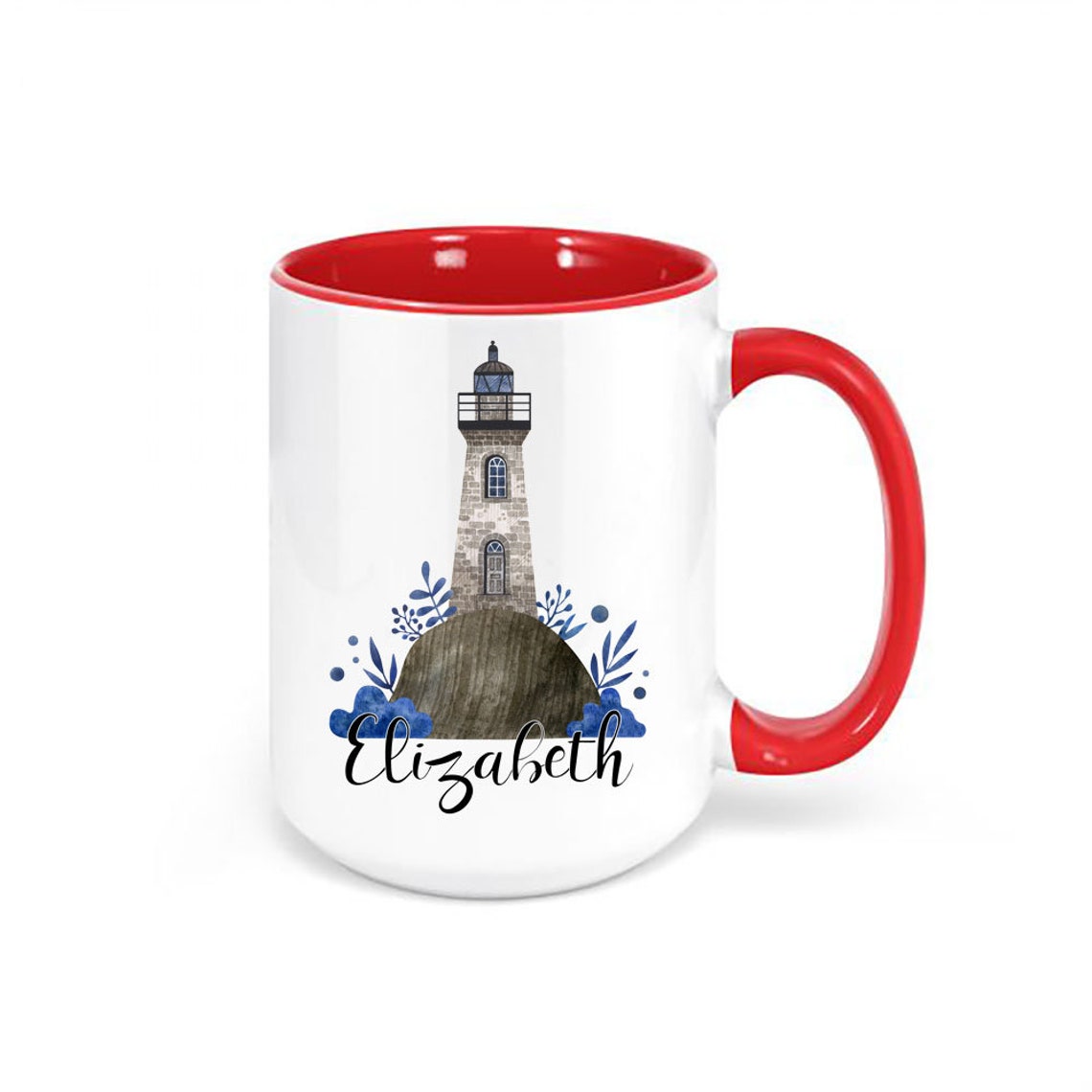 Lighthouse Mug, Custom Lighthouse, Lighthouse Coffee Cup, Lighthouse ...