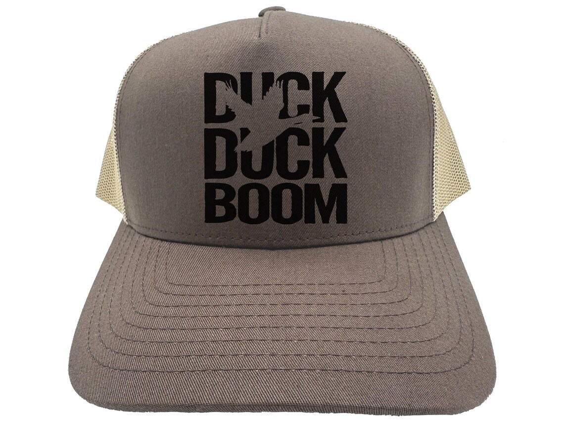 Duck Hunting Hat, Duck Duck Boom, Waterfowl Hat, Adjustable, Hunting ...