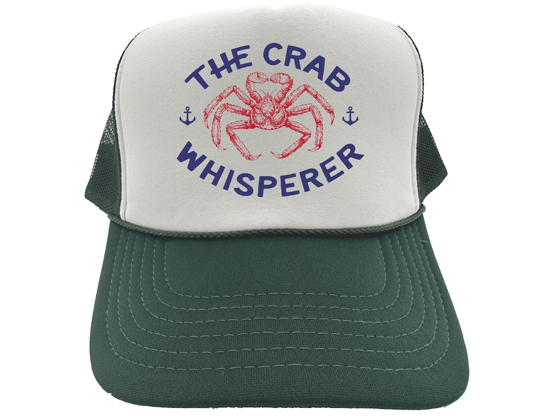 Crab Hat, Crabbing Hat, the Crab Whisperer, Otto Hats, Retro Cap, Mesh ...