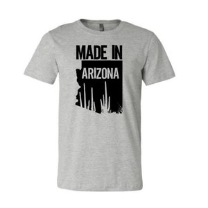 Made in Arizona AZ Tee Unisex Adult T Arizona Shirt AZ - Etsy