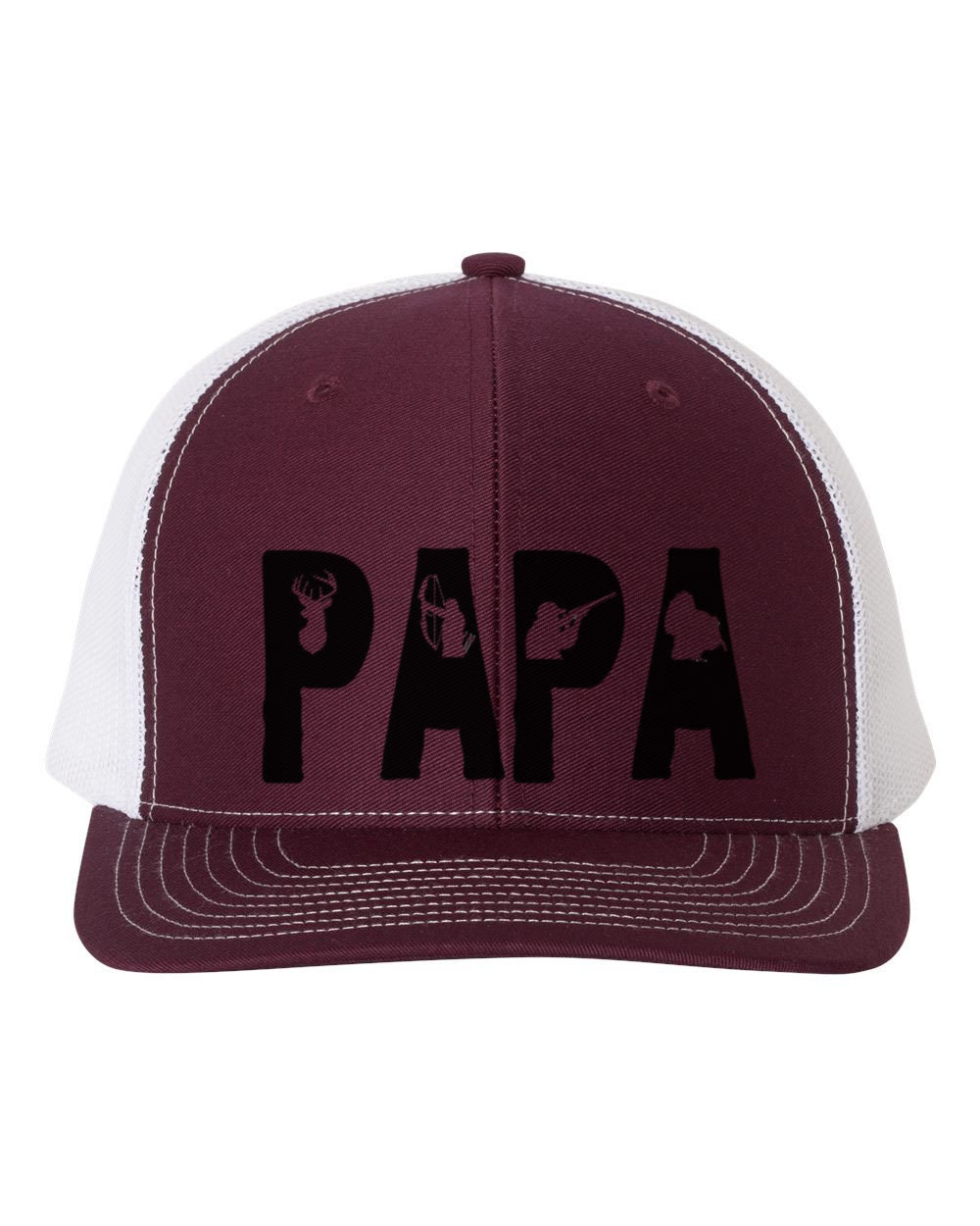 Papa Hat Papa Gift for Papa Trucker Cap Adjustable | Etsy