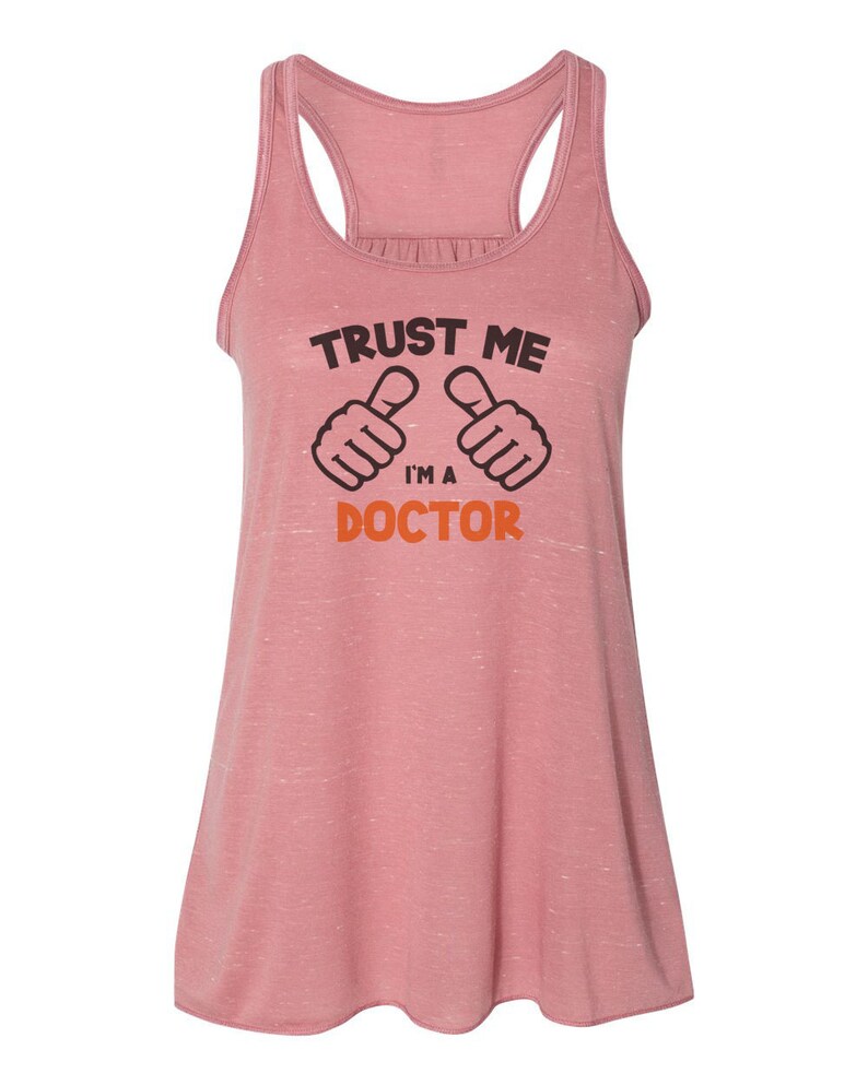 Doctor Tank Top Trust Me I'm A Doctor Doctor Racerback - Etsy