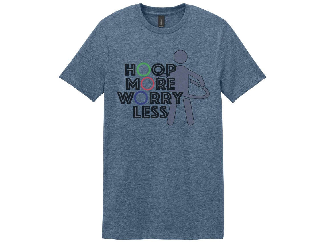 Hula Hoop Shirt, Hoop More Worry Less, Hula Hooper, Hula Shirt, Unisex ...