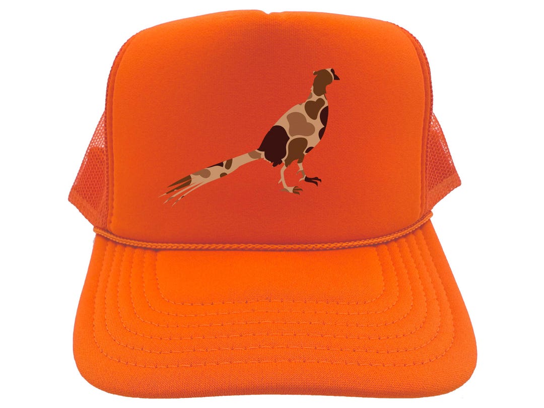 Pheasant Hunting Hat, Camo Pheasant, Pheasant Hat, Adjustable Snapback ...
