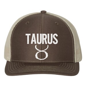 Taurus Hat, Taurus, Trucker Hat, Adjustable, 10 Different Colors, Gift ...