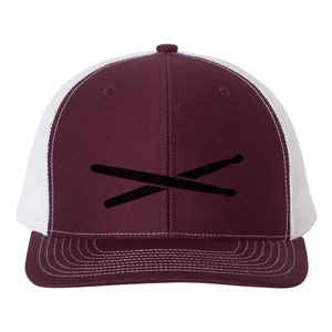 Drummer Hat, Drum Sticks, Drumming Hat, Percussion, Trucker Hat, Gift ...