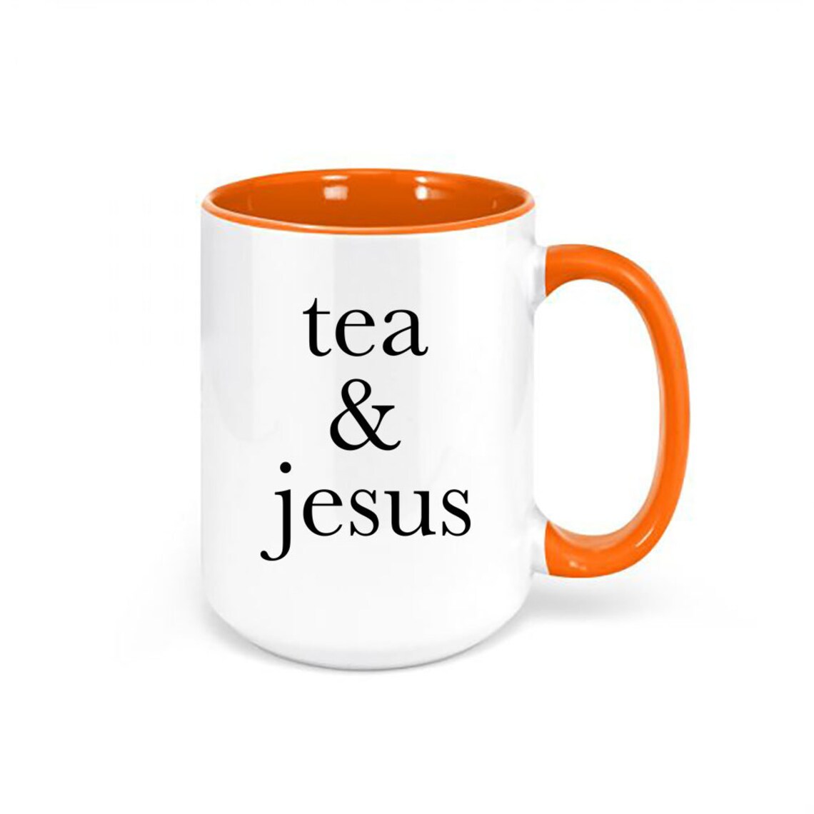 Tea and Jesus Mug, Christian Mug, Tea Mug, Coffee Gift, Tea Gift ...