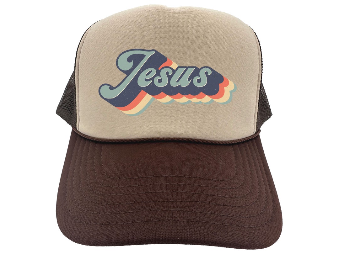 Jesus Hat, Christian Hat, Jesus, Otto Hats, Retro Christian Cap, Mesh ...