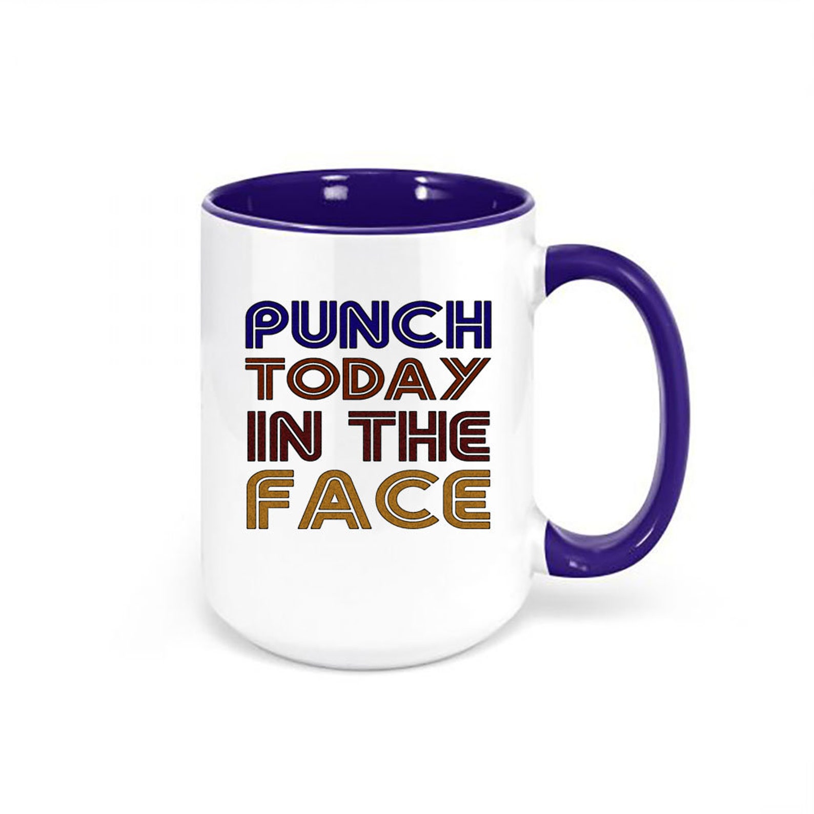 Boxing Mug, Punch Today in the Face, Inspirational Mugs, Inspire Coffee ...