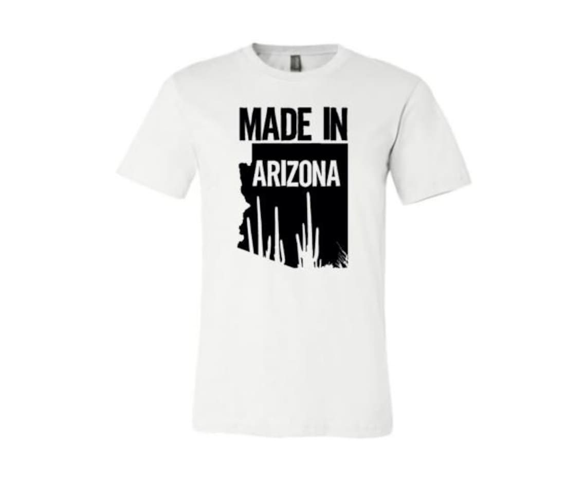 Made In Arizona AZ Tee Unisex Adult T Arizona Shirt AZ | Etsy