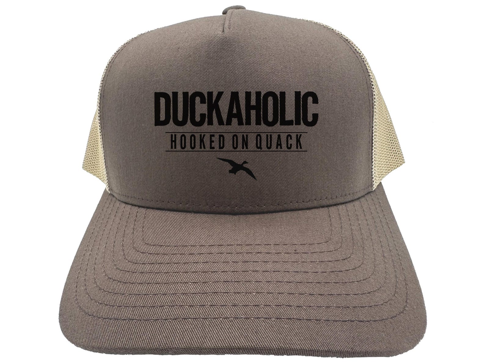 Duck Hunting Hat, Duckaholic, Hooked on Quack, Waterfowl Hat, Duck ...