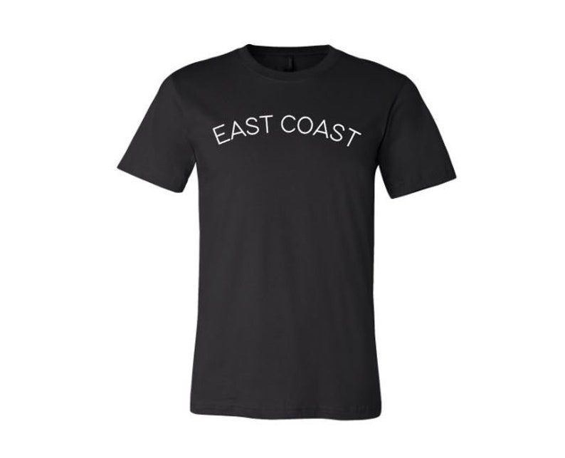 East Coast Shirt Graphic Tee East Coast Apparel New York - Etsy