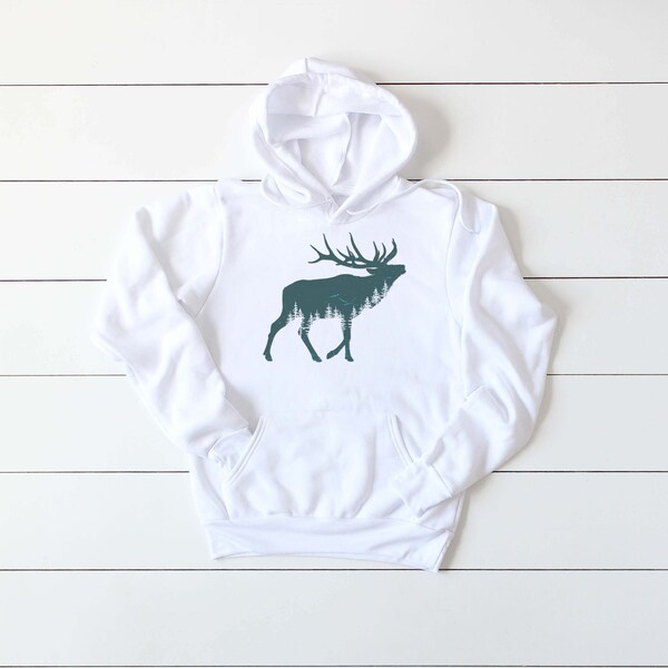 Mens Elk Hunting Hoodie - Etsy