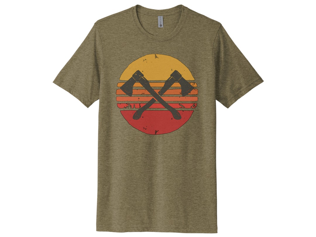 Axe Throwing Shirt, Axe Sunset, Axe Shirt, Gift for Axe Shirt ...