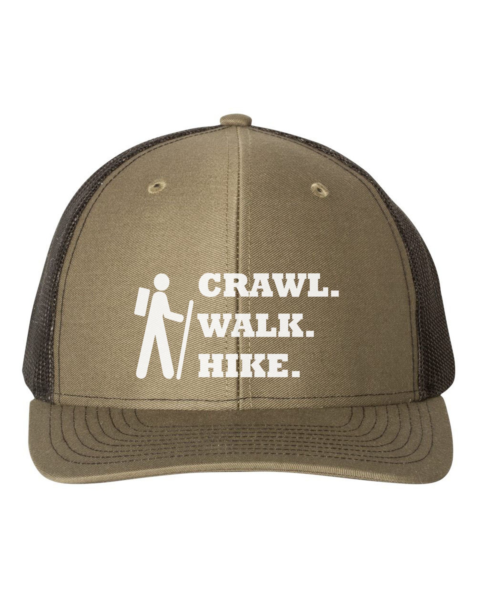 Crawl Walk Hike Hiking Hat Hiking Gear Trucker Hat | Etsy