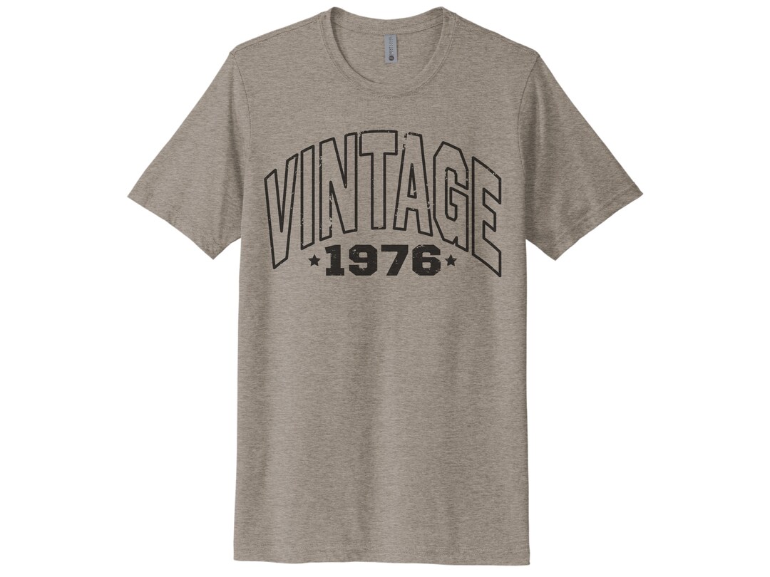 1976 Shirt, Vintage 1976, Unisex Fit, Sublimated Design, Birthday Shirt, Vintage Birthday Shirt ...