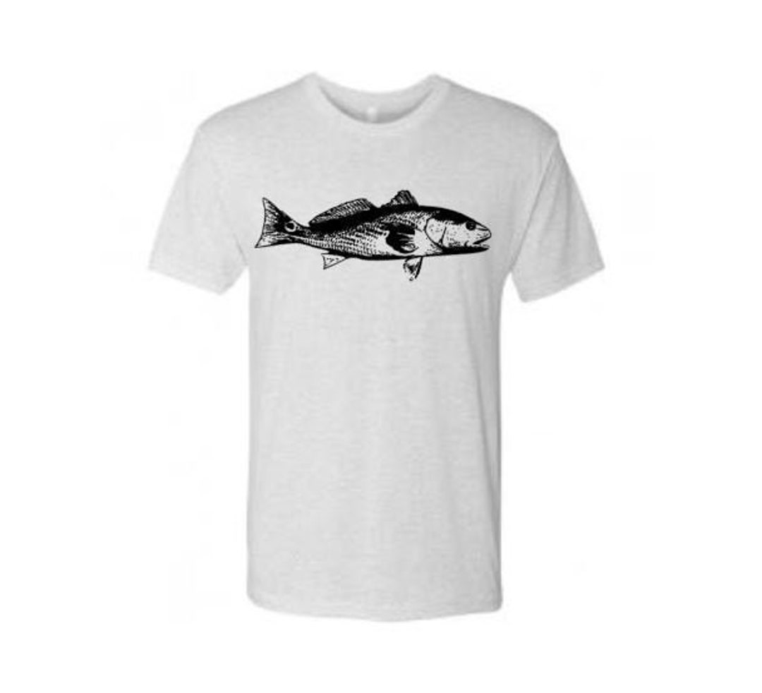 Red Fish Apparel, Red Fish, Men's Fishing Shirt, Salt Water Fish, Gift ...