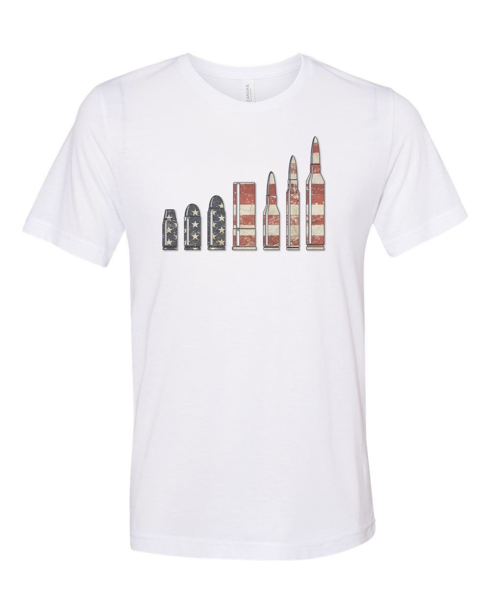 Patriotic Shirt American Bullets Bullet Shirt 2nd Amendment | Etsy