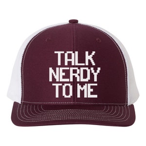 Nerd Hat Talk Nerdy to Me Nerd Cap Trucker Hat Snapback - Etsy