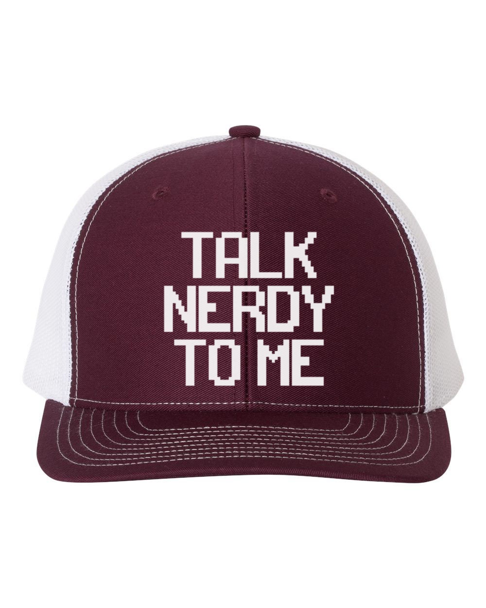 Nerd Hat Talk Nerdy To Me Nerd Cap Trucker Hat Snapback | Etsy