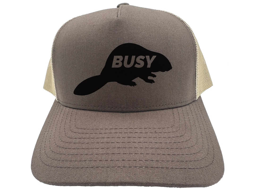 Beaver Hat, Busy Beaver, Trucker Hat, Beaver Apparel, Adjustable ...