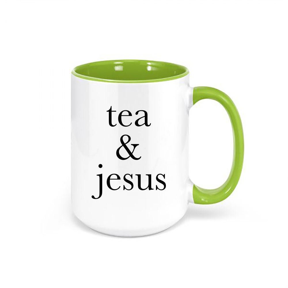 Tea and Jesus Mug Christian Mug Tea Mug Coffee Gift Tea | Etsy