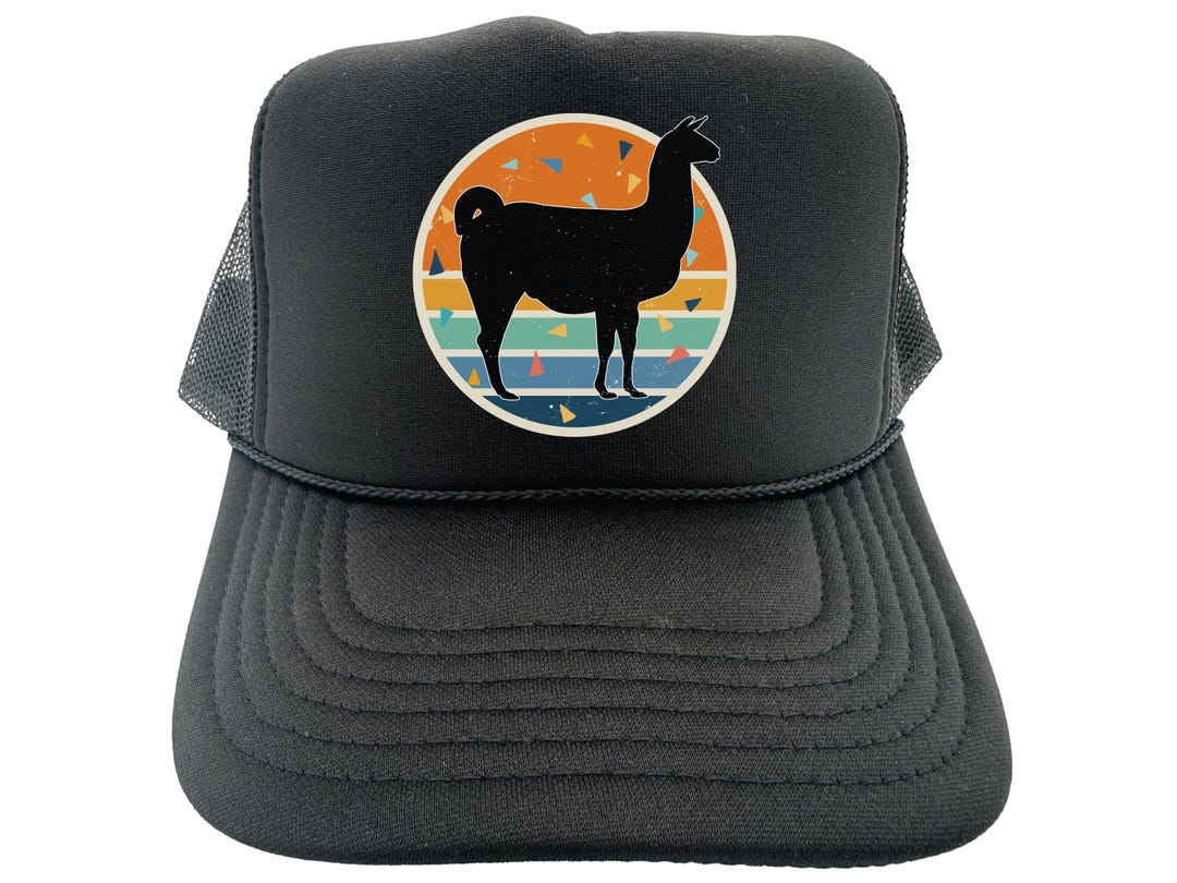 Llama Hat, Llama Sun, Funny Hats, Animal Hat, Adjustable Snapback, Otto ...