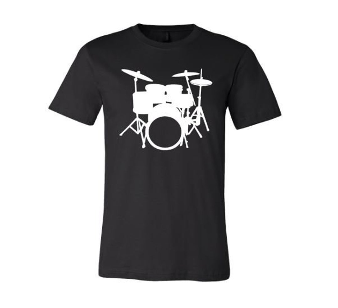 Drummer Shirt Drum Set Percussion Shirt Drummer Apparel - Etsy