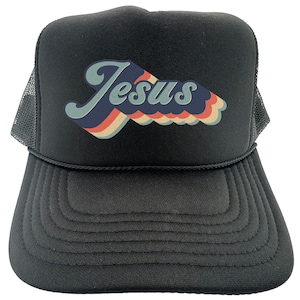 Jesus Hat, Christian Hat, Jesus, Otto Hats, Retro Christian Cap, Mesh ...