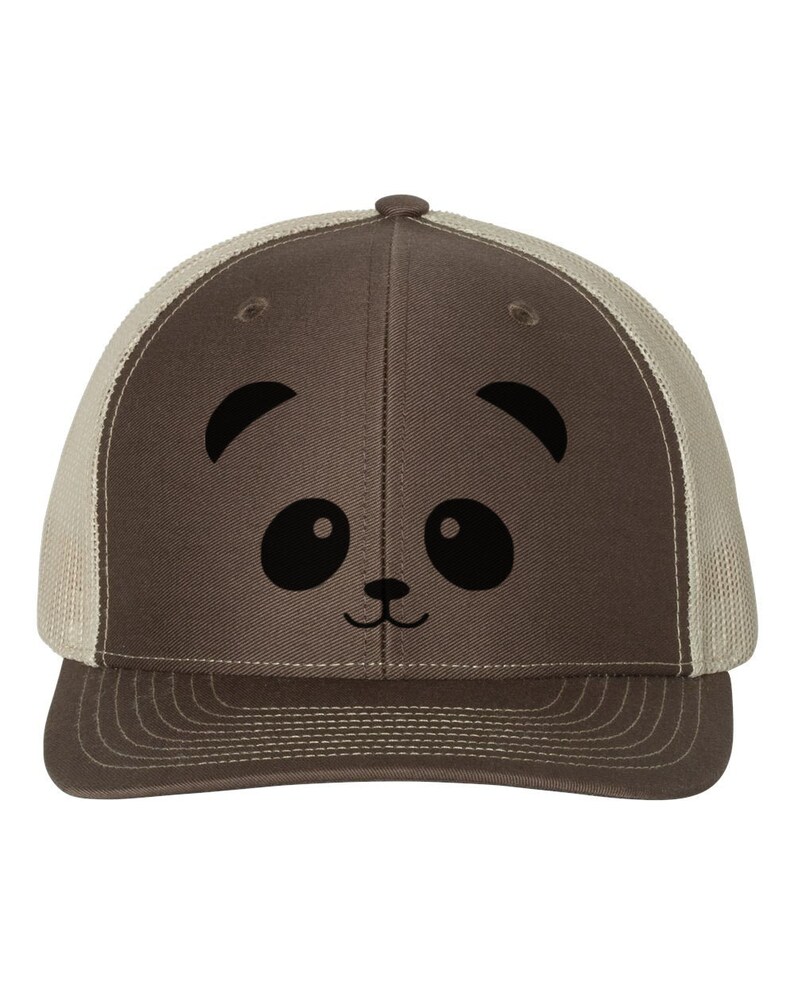 Panda Hat Panda Face Panda Apparel Trucker Hat Snapback - Etsy