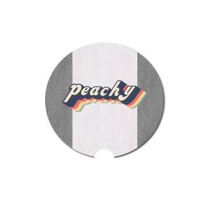 Car Coaster, Peachy, Retro Car Coaster, Car Accessories, Vintage ...