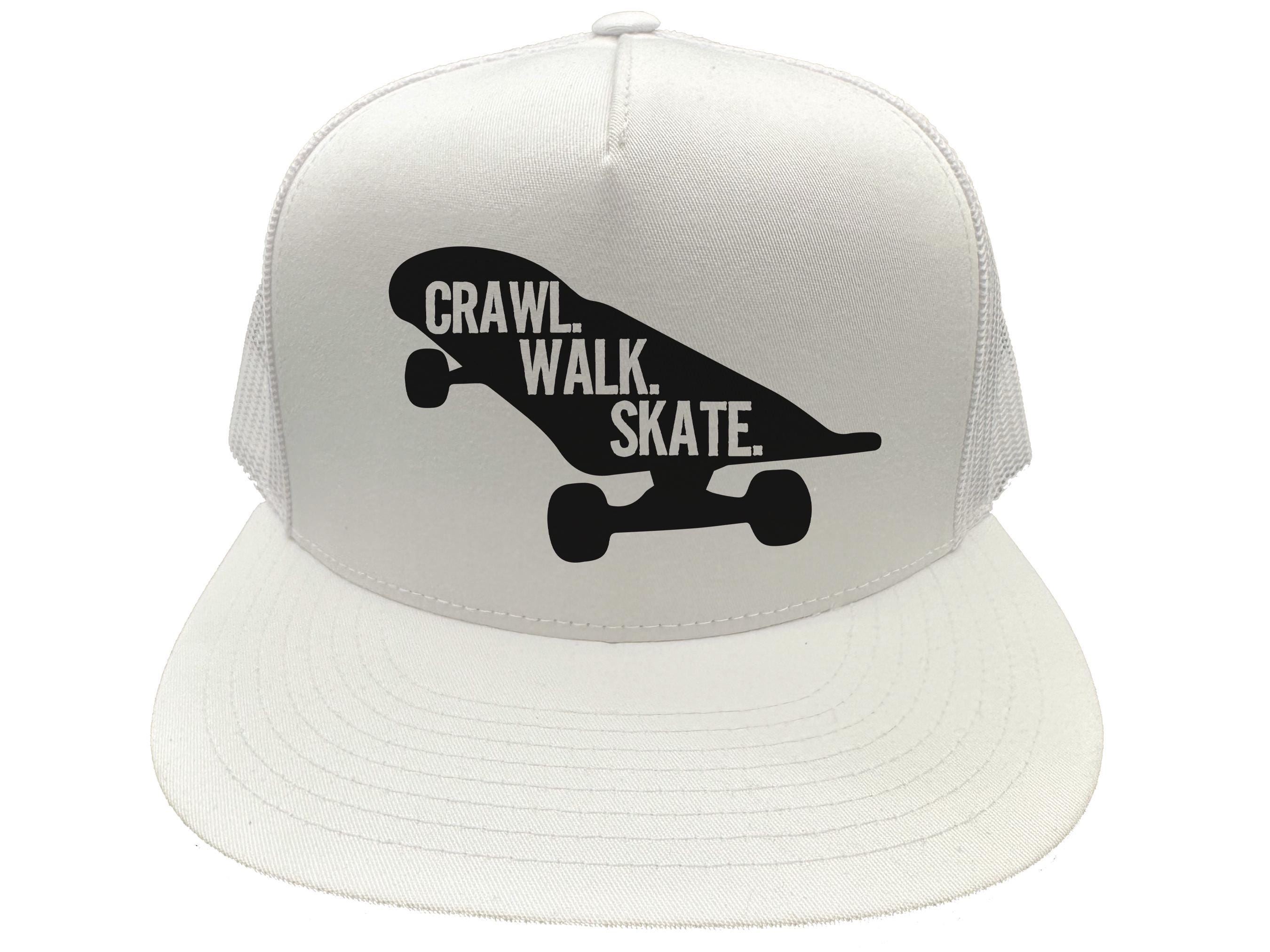 Skateboard Hat, Crawl Walk Skate, Skating Hat, Gift for Skateboarder ...
