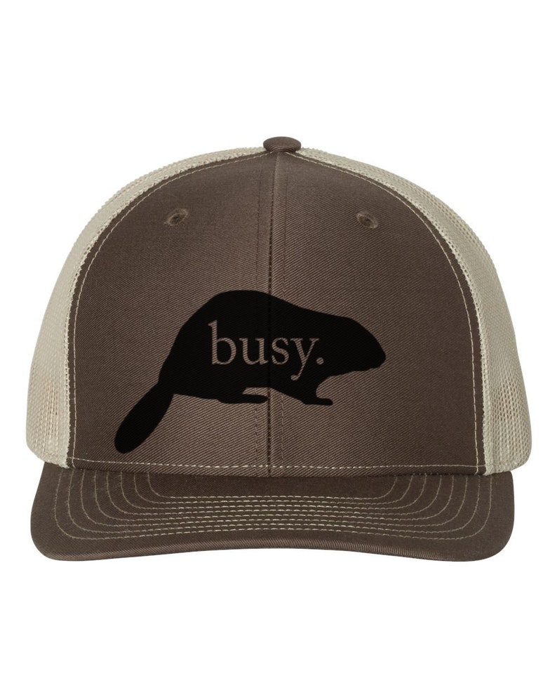 Beaver Hat Busy Beaver Trucker Hat Beaver Apparel | Etsy