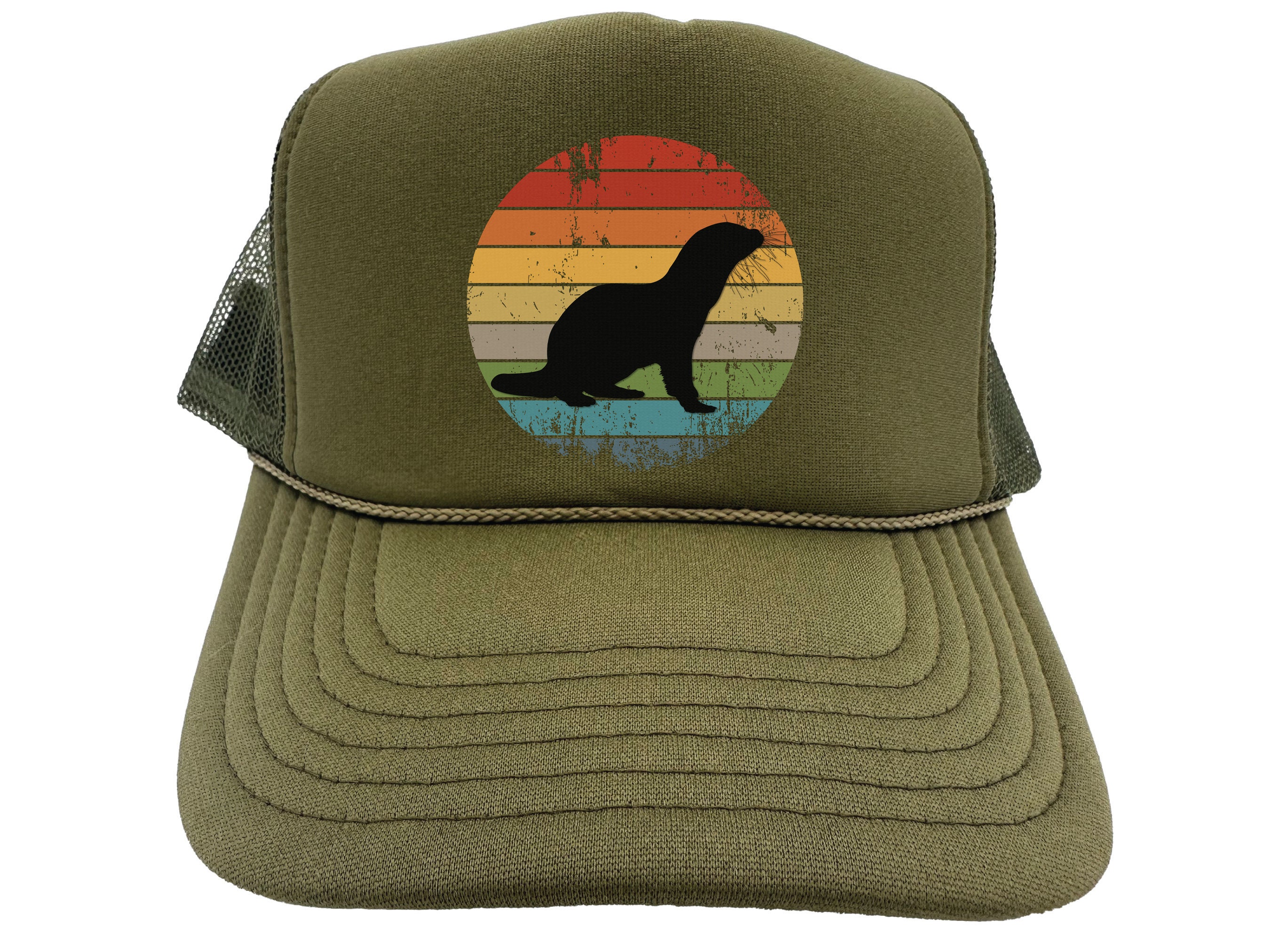 River Otter Hat, Otter Sunset, Wildlife Lover, Otter Gift, Adjustable ...