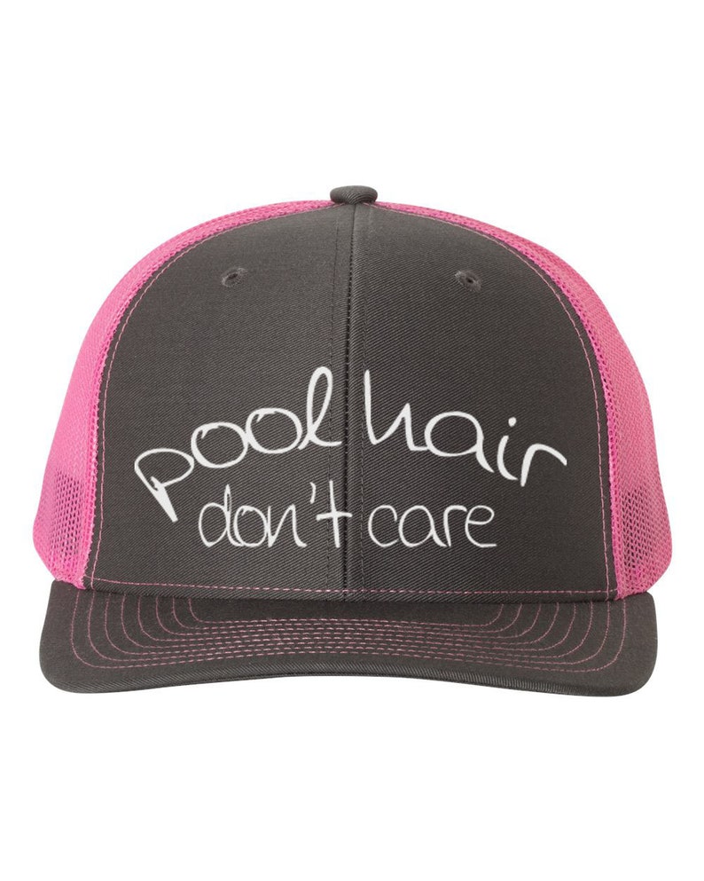 Pool Hair Don't Care Pool Hat Summer Hat Adjustable - Etsy