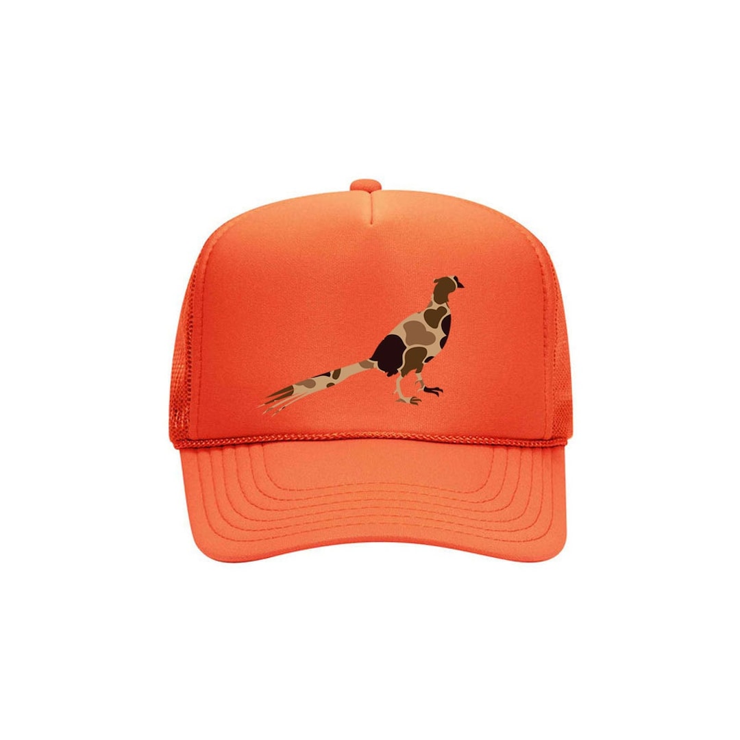 Pheasant Hunting Hat, Camo Pheasant, Pheasant Hat, Adjustable Snapback ...