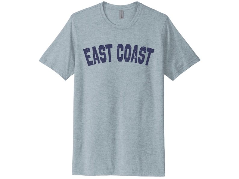 East Coast Shirt, Graphic Tee, East Coast Apparel, New York Tshirt ...