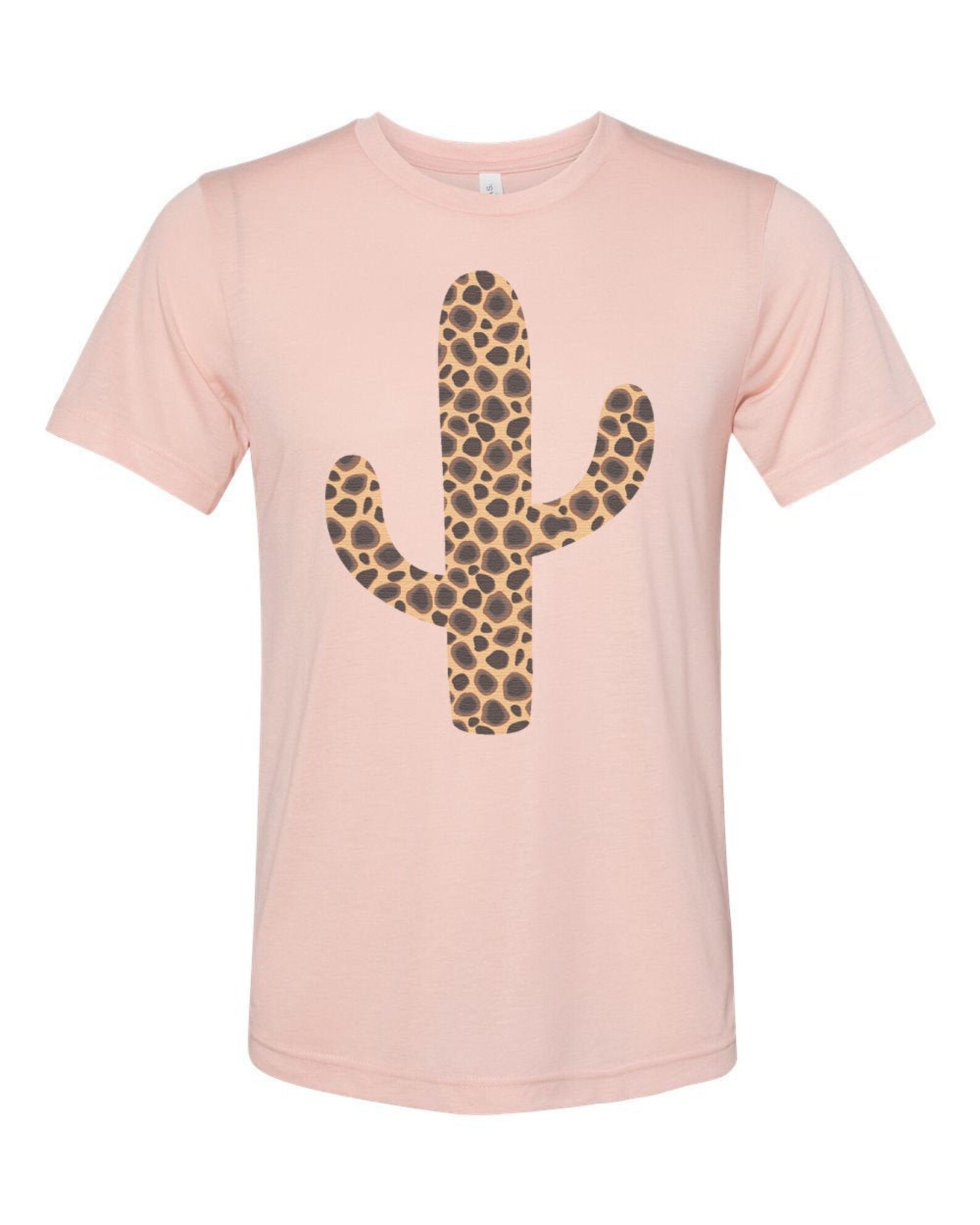 Leopard Cactus Leopard Print Soft Bella Tees Cactus Shirt - Etsy