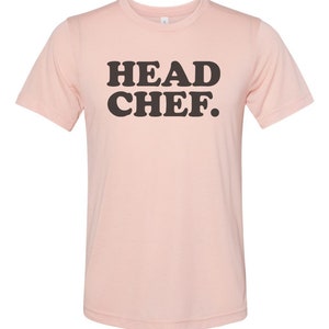 Chef Shirt, Head Chef, Gift for Chef, Chef Gift, Unisex Fit, Sublimated ...