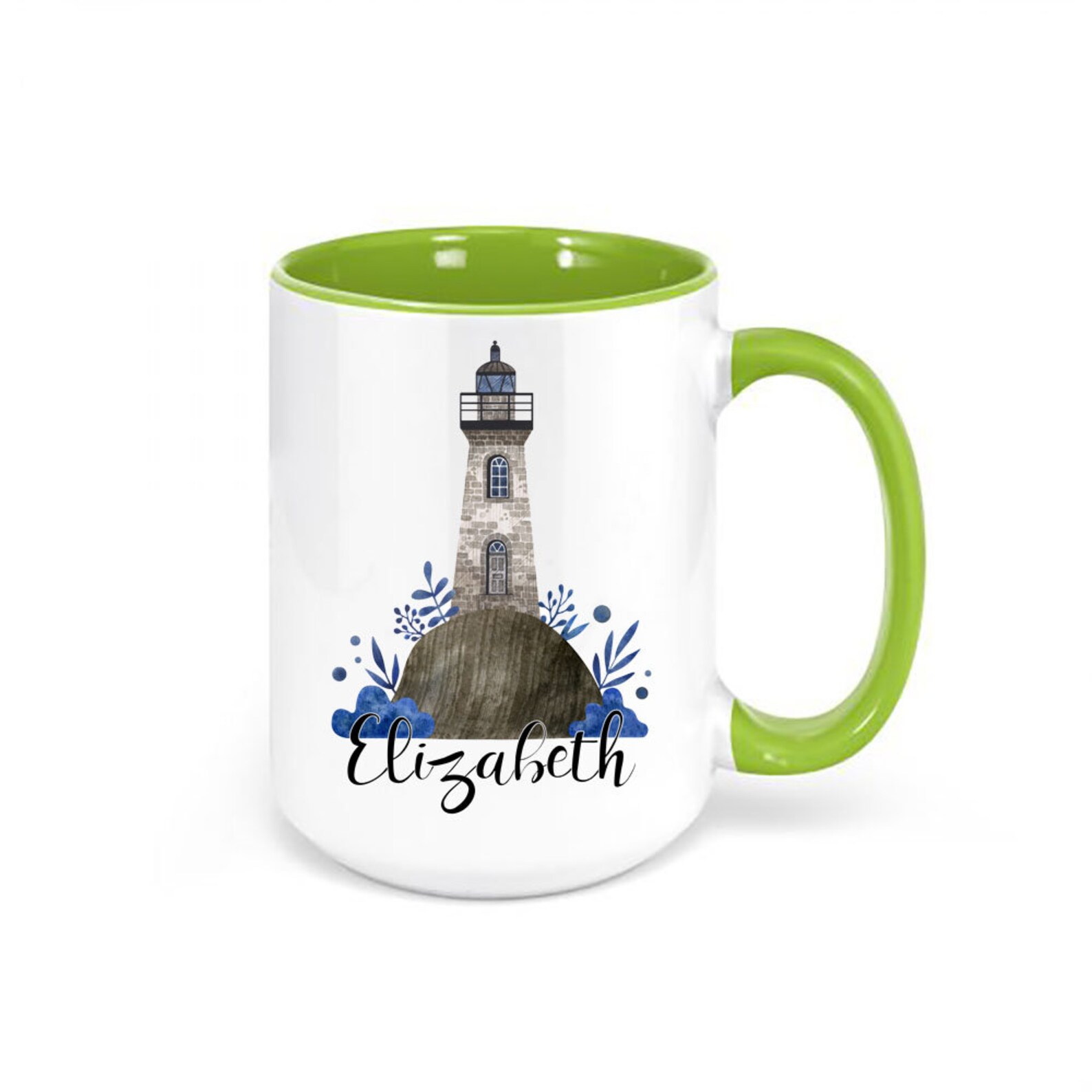 Lighthouse Mug, Custom Lighthouse, Lighthouse Coffee Cup, Lighthouse ...