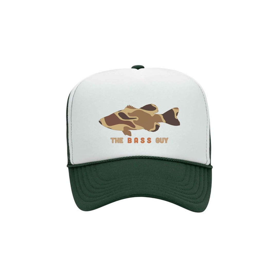 Bass Fishing Hat, the Bass Guy, Fishing Hat, Funny Fishing Hats ...