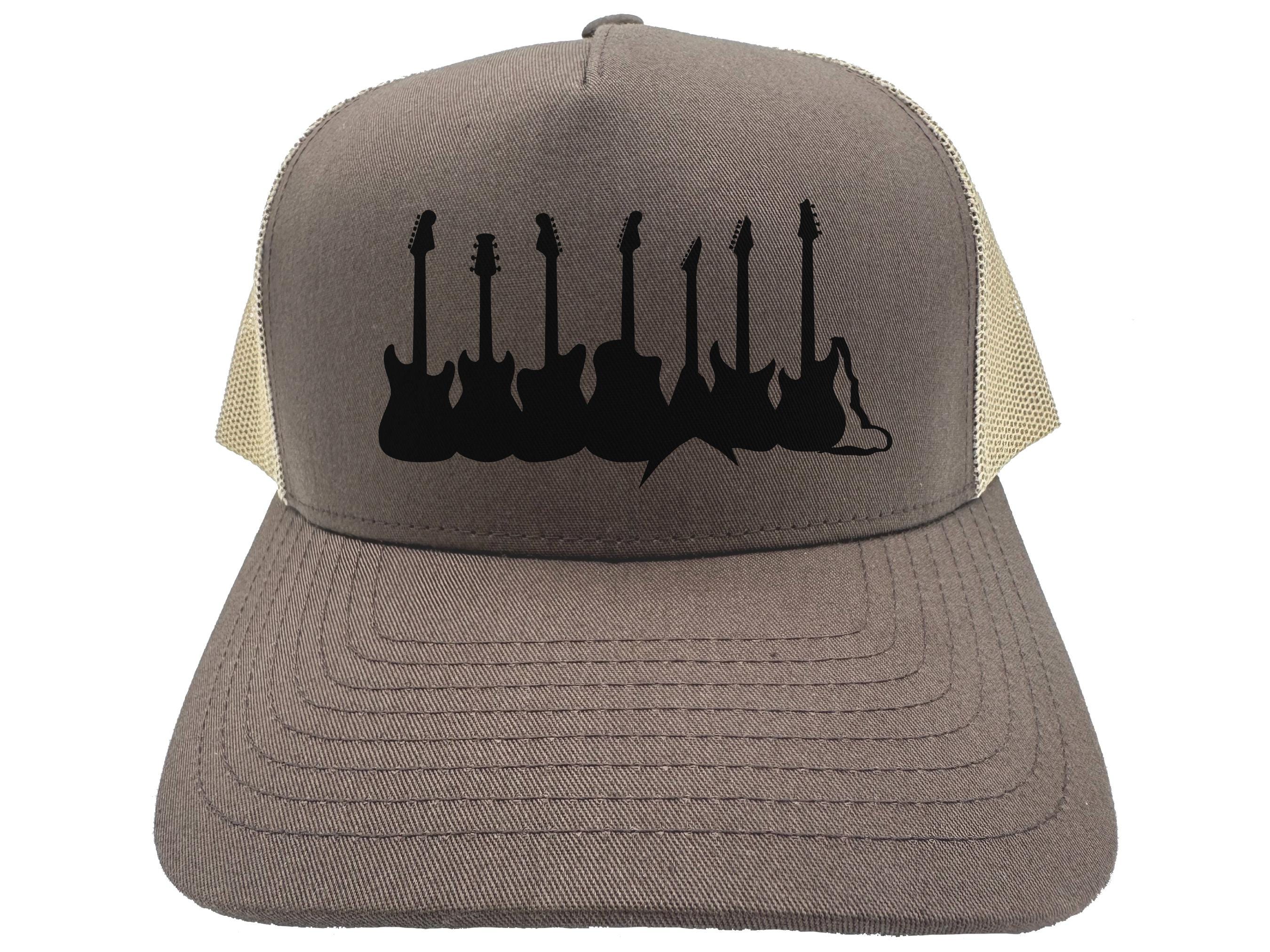 Guitarist Hat, Guitars, Guitar Hat, Gift for Guitarist, Trucker Hat ...