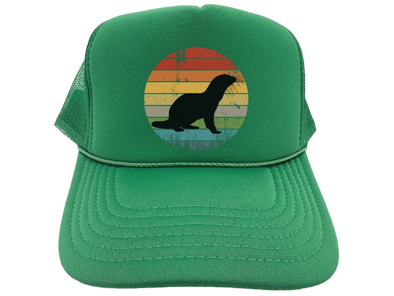River Otter Hat, Otter Sunset, Wildlife Lover, Otter Gift, Adjustable ...